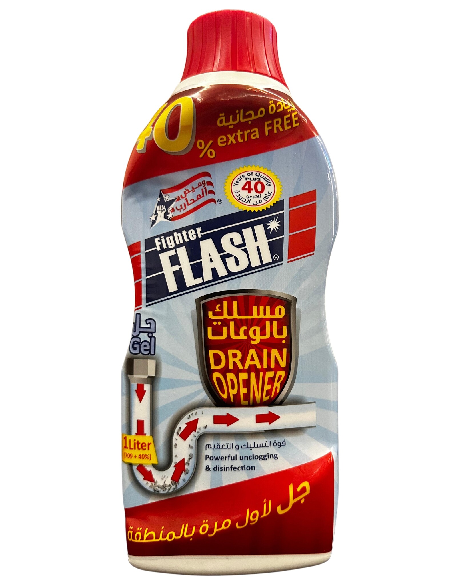 Fighter Flash Drain Opener Gel 1 L | Flash | Non-Food Product ...