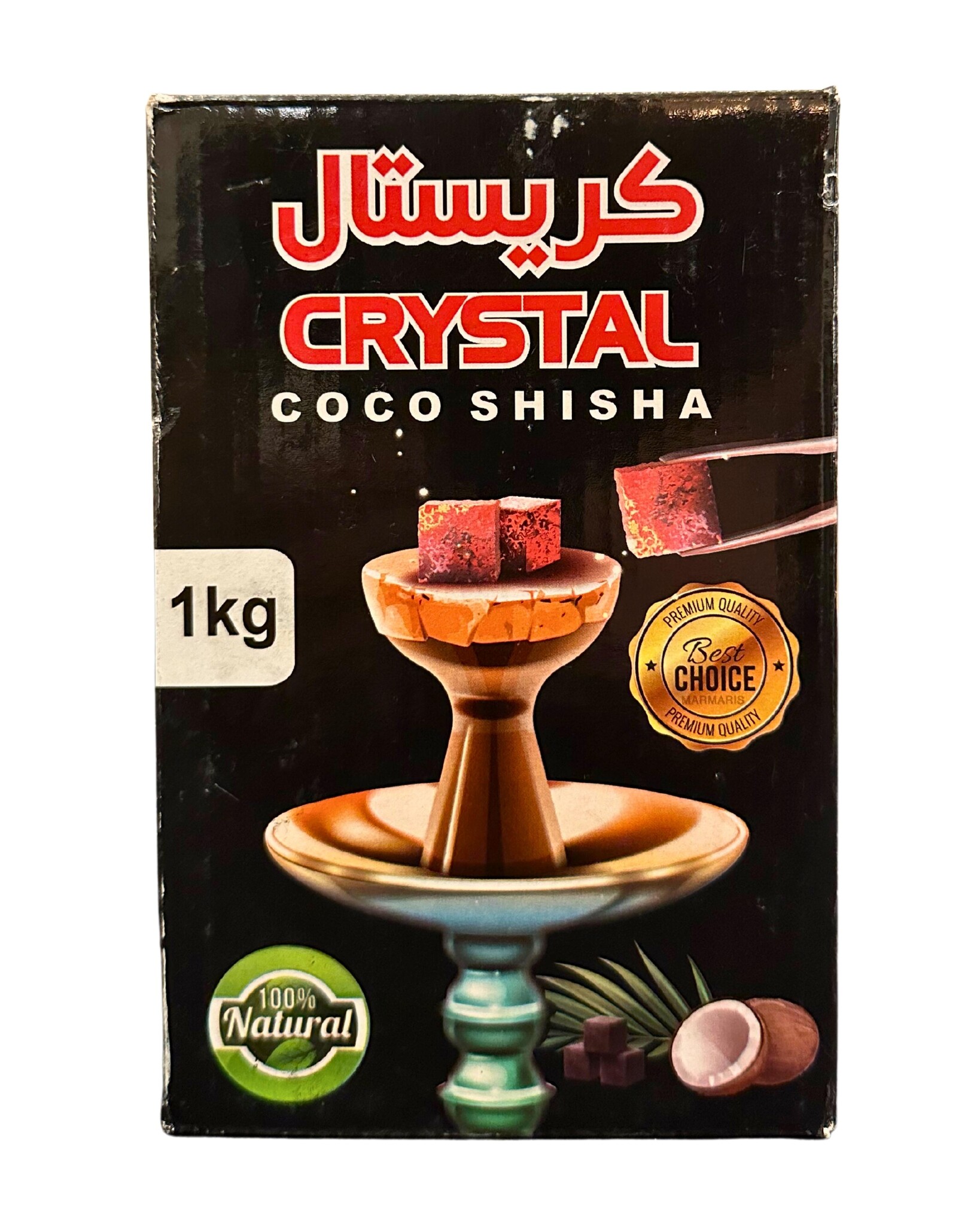Crystal Coco Shisha Charcoal 1 KG | Charcoal | Non-Food Product ...